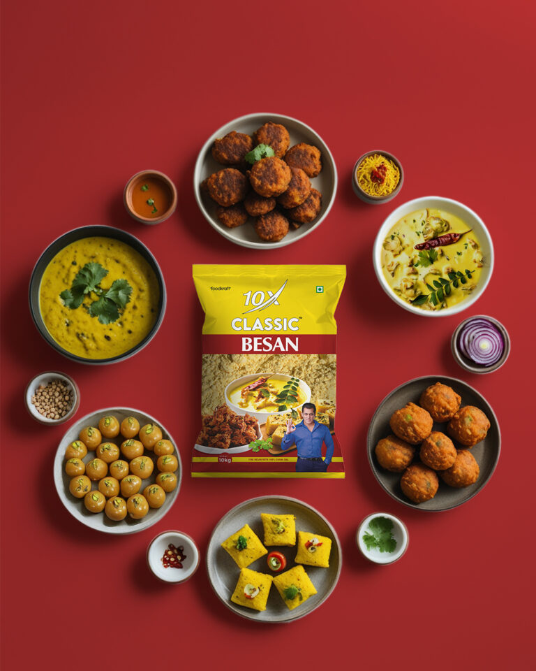 10X Classic Besan – Pure Chana Dal Besan for Perfect Taste